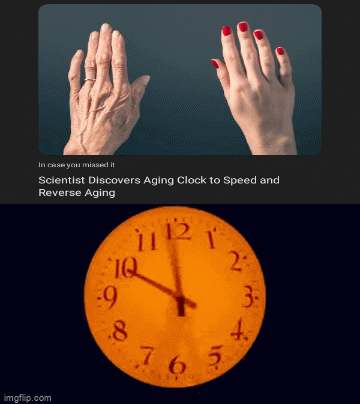 Aging clock - Imgflip