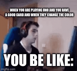 When you had a good card - Imgflip