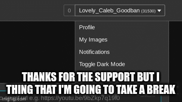 Goodbye for a while - Imgflip