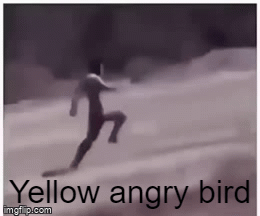 Yellow angry bird - Imgflip