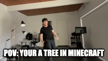 POV: Your a Tree in Minecraft - Imgflip