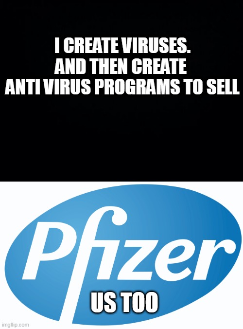 Image tagged in black background,pfizer - Imgflip