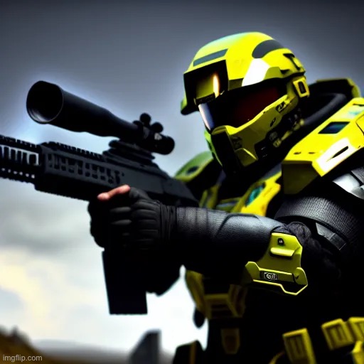 AI makes better halo armor than 343i does - Imgflip
