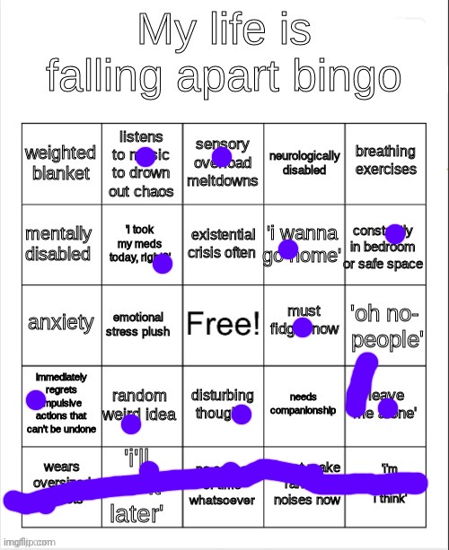 i should probably elaborate on that "sensory overload meltdown" since ...