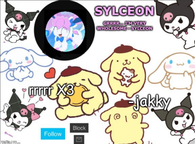sylceon's sanrio template by heaven - Imgflip