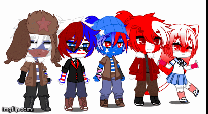 Here's all of the countryhumans I made so far(omg I forgot something on ...