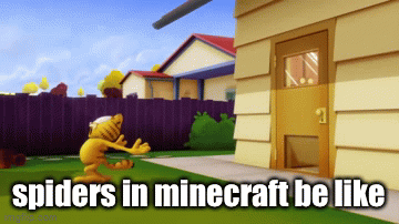 why are spiders so big in minecraft - Imgflip