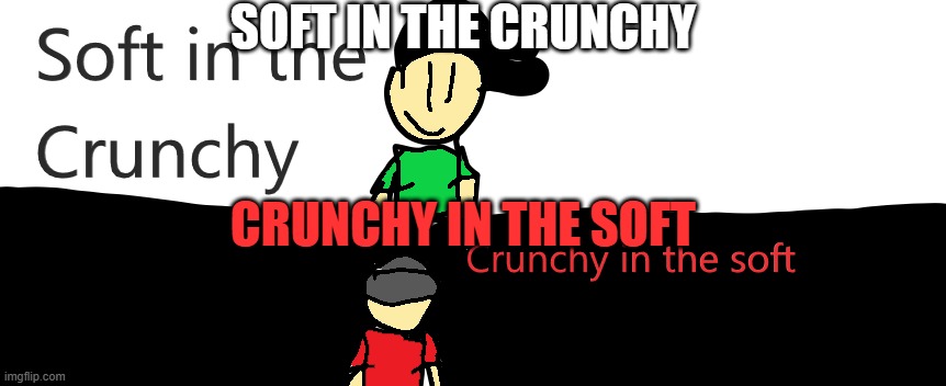 C R U N C H Y I N T H E S O F T - Imgflip