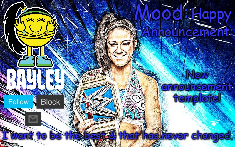 Bayley (Face) announcement temp v2 - Imgflip