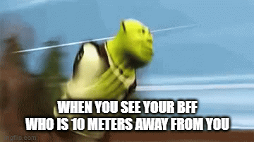 Shrek running - Imgflip