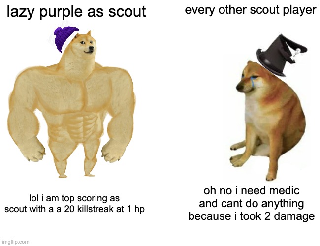 Buff Doge vs. Cheems Meme - Imgflip