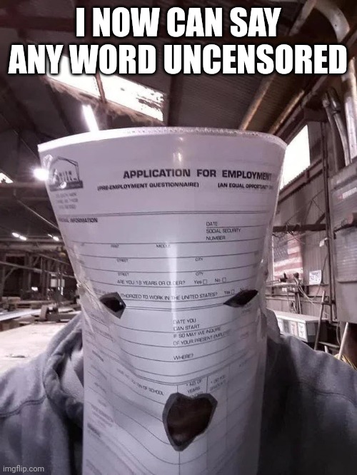 Image tagged in job application jumpscare - Imgflip