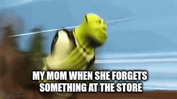 Shrek running - Imgflip