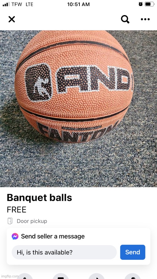 Banquet ball is my favorite sport - Imgflip