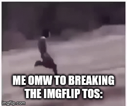 Man runninf fast - Imgflip