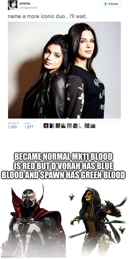 Mk11 blood logic is weird - Imgflip