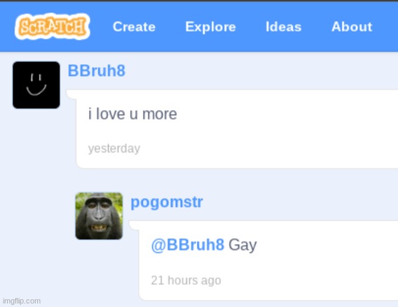 average scratch convo - Imgflip