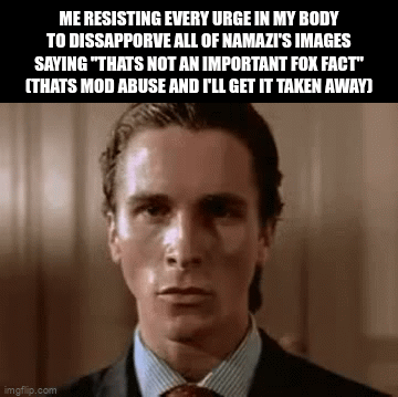 Patrick Bateman stares - Imgflip