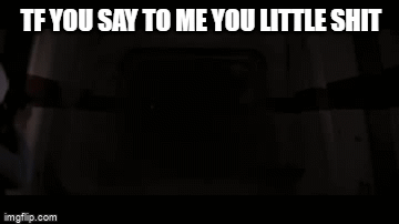 tf you say to me you little shit - Imgflip