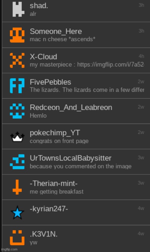 memechat reveal because everyone is doing it - Imgflip