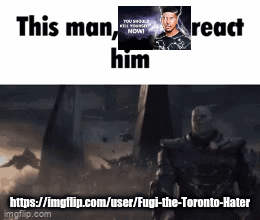 Thanos pointing sword - Imgflip