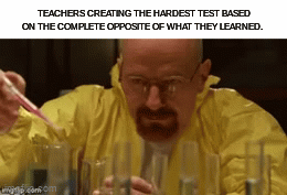 had a test today - Imgflip