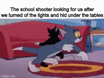 Seriously though who the hell would not look under the tables - Imgflip