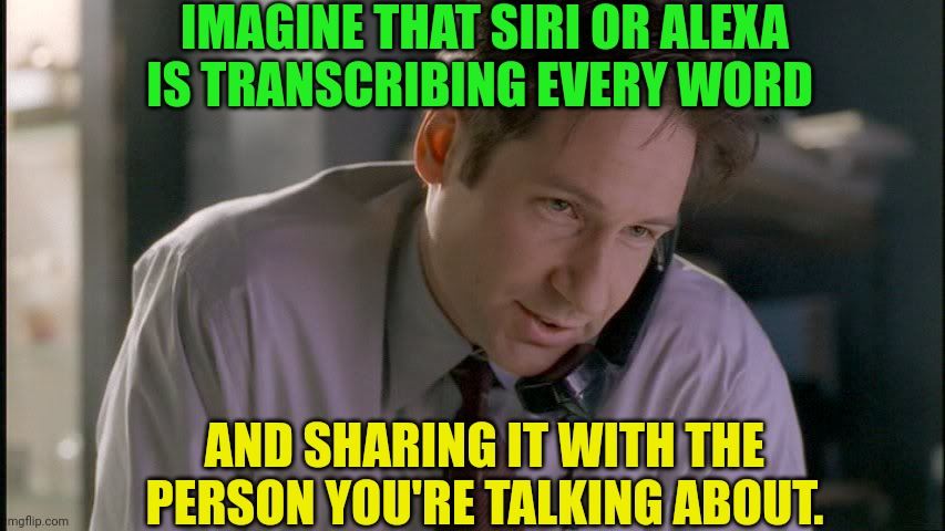 x files mulder on phone - Imgflip