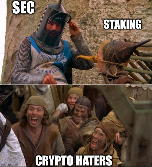 SEC on staking - Imgflip