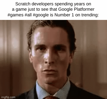 Patrick Bateman stares - Imgflip