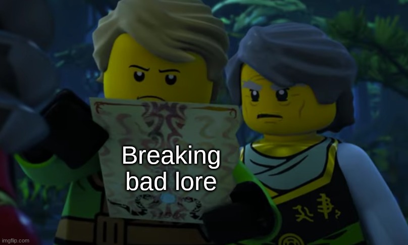 Lloyd and garmadon looking at paper - Imgflip