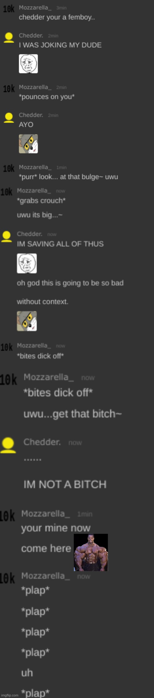 BRO IS BUILT LIKE THOSE SUS KIDS AT SCHOOL???? - Imgflip