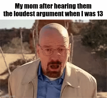 Who's started a loud argument while I'm hearing - Imgflip