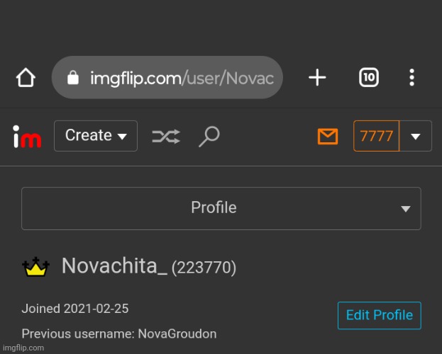I gotta lucky amount of notifs - Imgflip