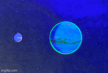 Gliese 1002 b and satellite - Imgflip