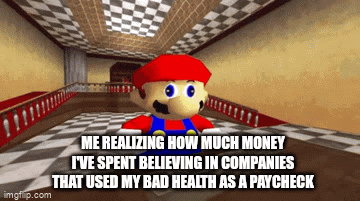 Mario realizing - Imgflip