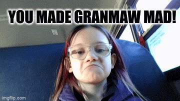 #Mad Grandma gif - Imgflip
