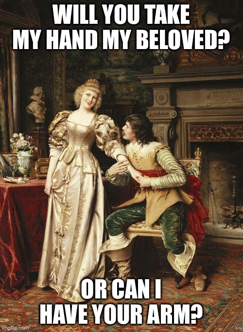 Take her hand - Imgflip