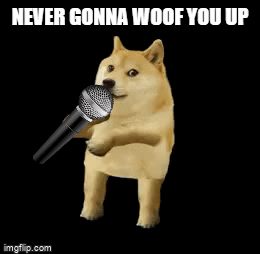 doggo go rickroll - Imgflip