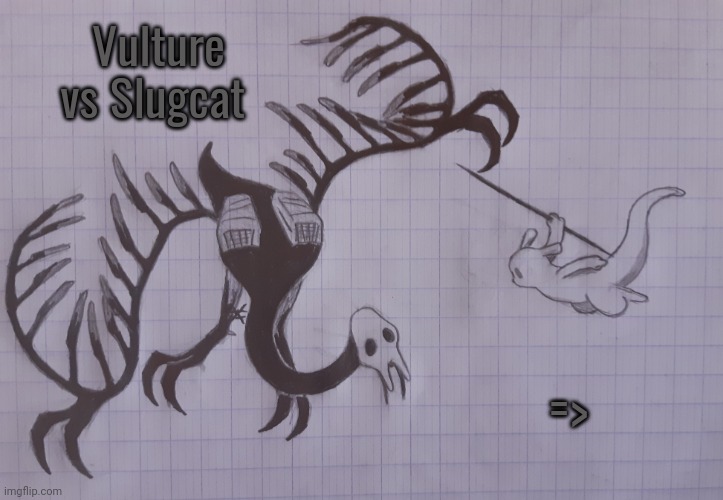 Vulture vs Slugcat - Imgflip