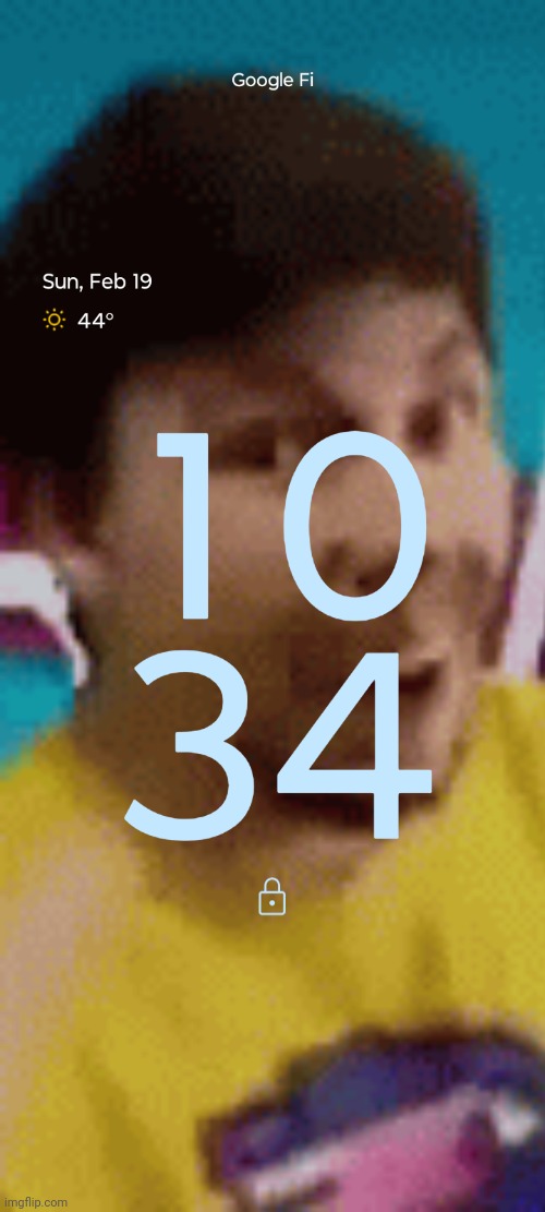 Lock screen reveal - Imgflip