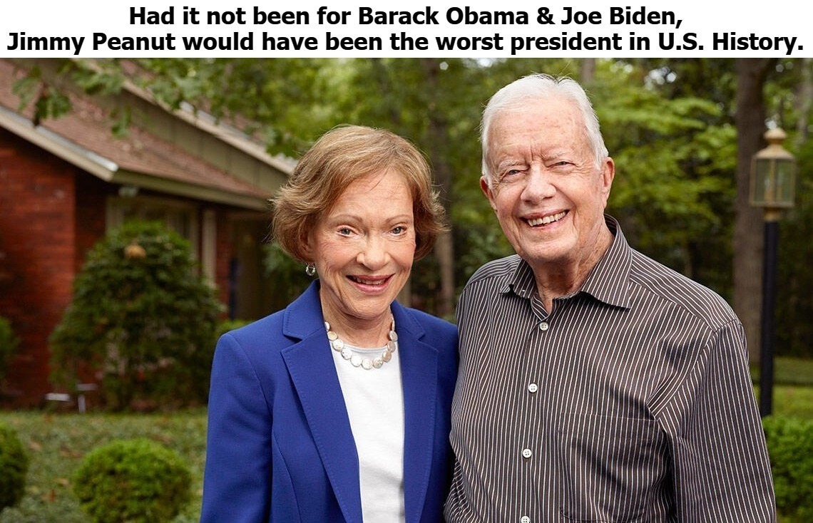 Now Jimmy Peanut can go to his grave knowing he wasn't the worst ...