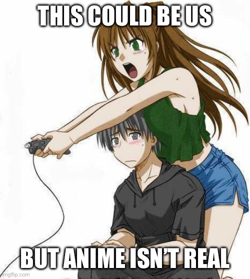 Anime Gamer Couple Imgflip Anime Gamer Couple Imgflip