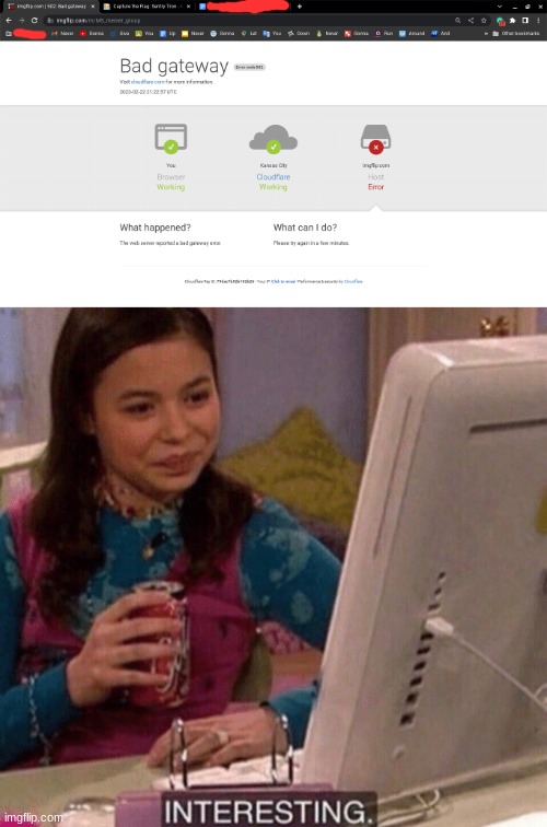Image tagged in icarly interesting - Imgflip