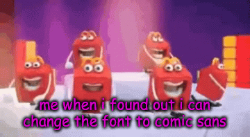 comic sans rules - Imgflip