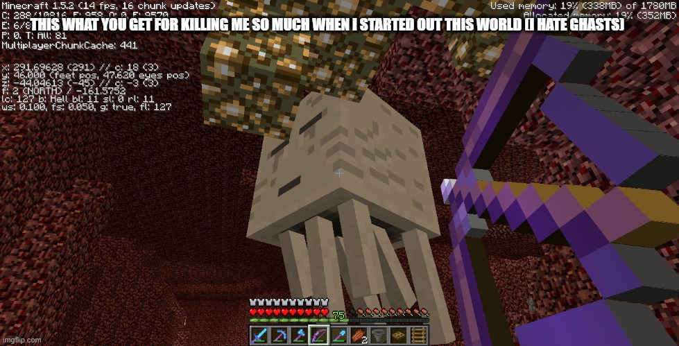 went on a ghast murder spree and got 68 ghast tears - Imgflip