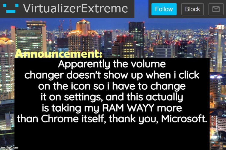 Virtualizer Updated Announcement - Imgflip