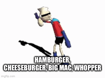Whopper whopper whopper whopper junior double triple whopper all for 5 ...