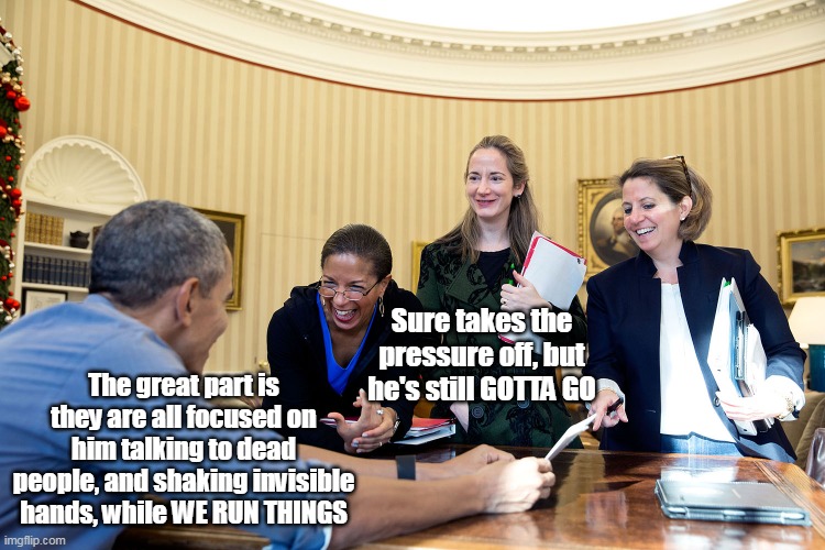 Guarantee the Jag Off doesn't even pick out his own liver spot cream ...