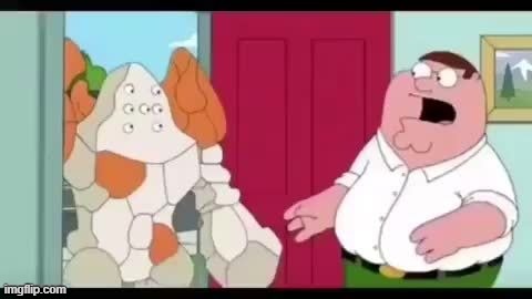 HOLY CRAP LOIS ITS THE LEGENDARY REGI TRIO MEMBER REGIROCK AT OUT FRONT DOOR HOLY CRAP - Imgflip